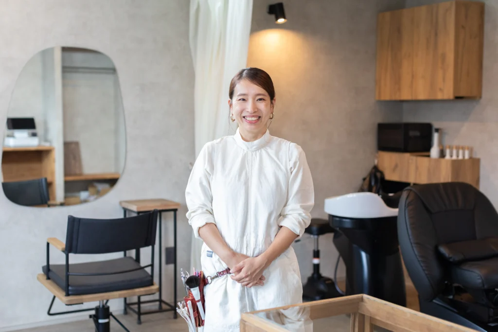 Concept – hair salon rug